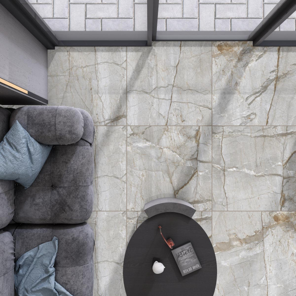 Плитка Laparet Pascal Grey Carving (80х80) - купить в Минске | Domix.by